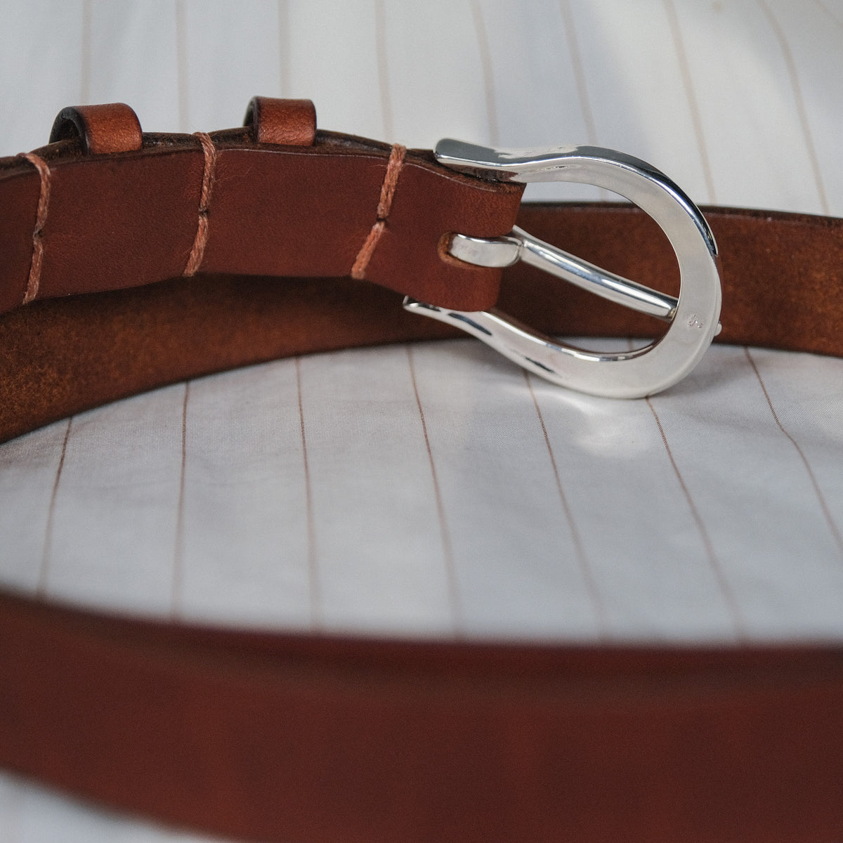 Larry Smith Twisted Buckle Standard Belt Brown – BROGUE