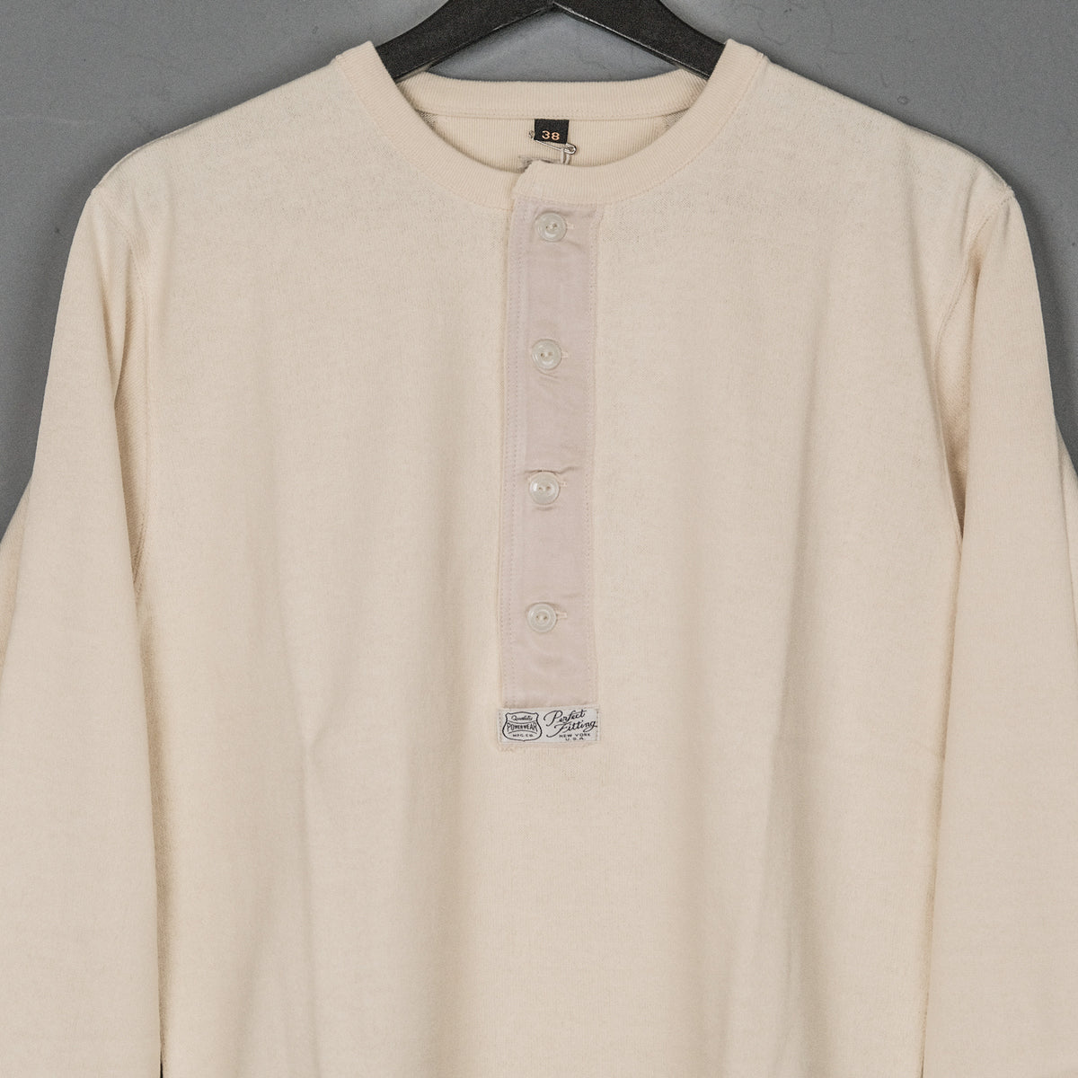Freewheelers Henley Neck Long Sleeve Shirt – BROGUE Freewheelers Henley Neck Long Sleeve Shirt – BROGUE
