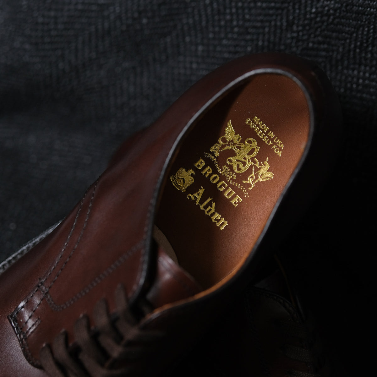 Alden x Brogue Naval Officer Blucher – BROGUE