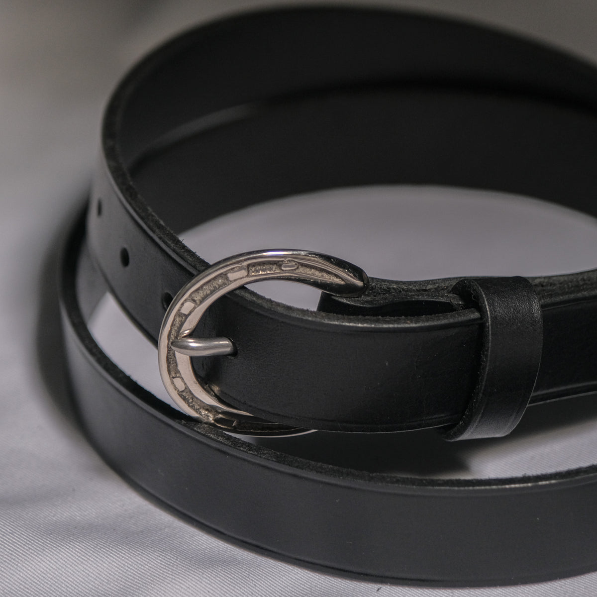 Codina Leather 1" Horseshoe Buckle Belt – BROGUE