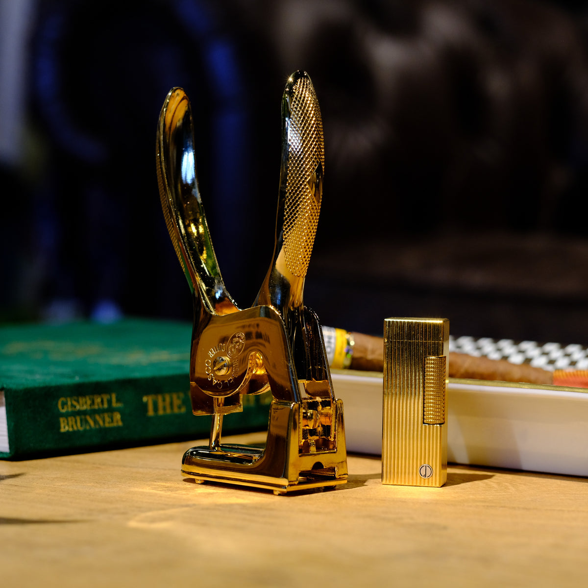 El Casco 23K Gold Plated Cigar Cutter – BROGUE